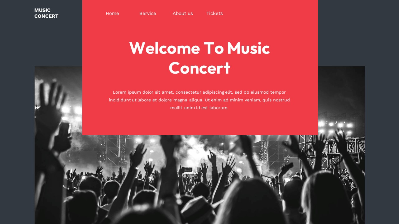 Music Concert - Music Powerpoint Templates, Presentation Templates