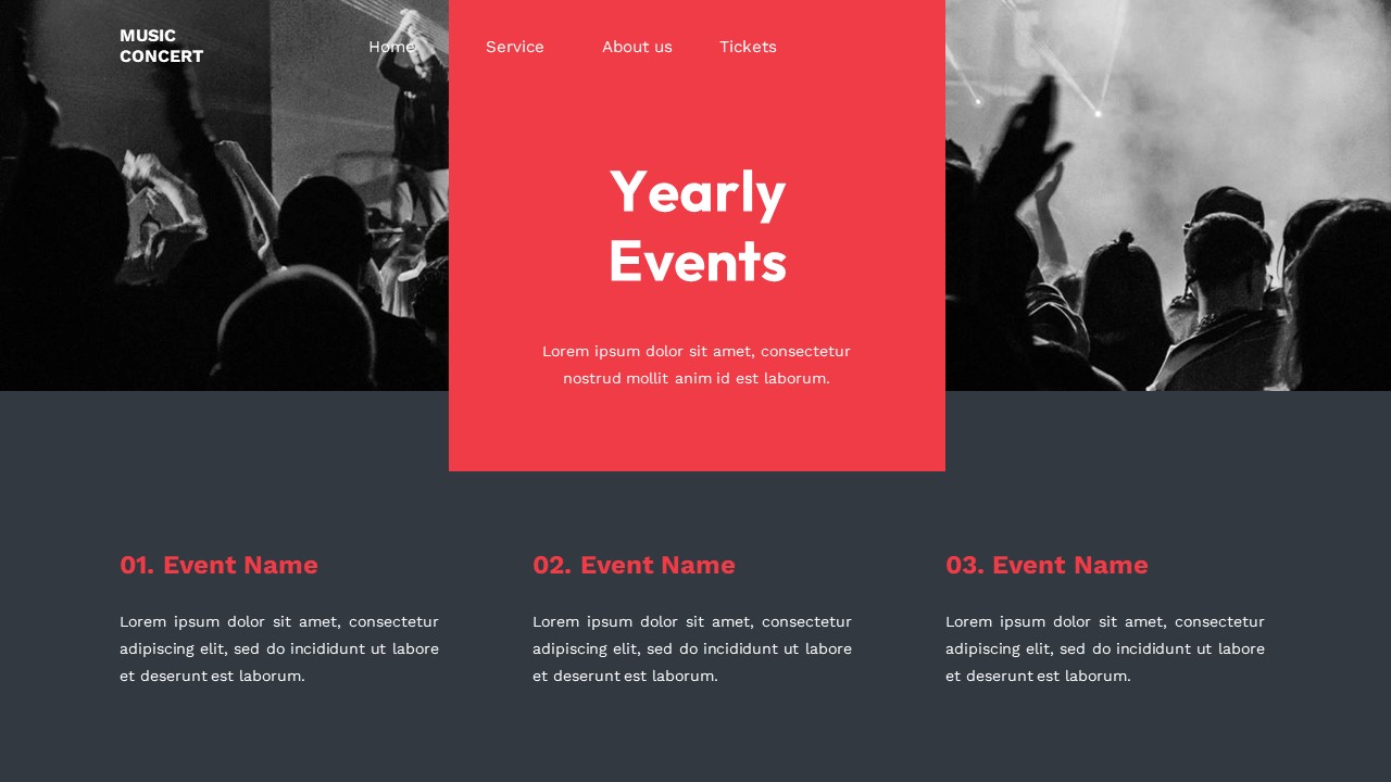 Music Concert - Music Powerpoint Templates, Presentation Templates