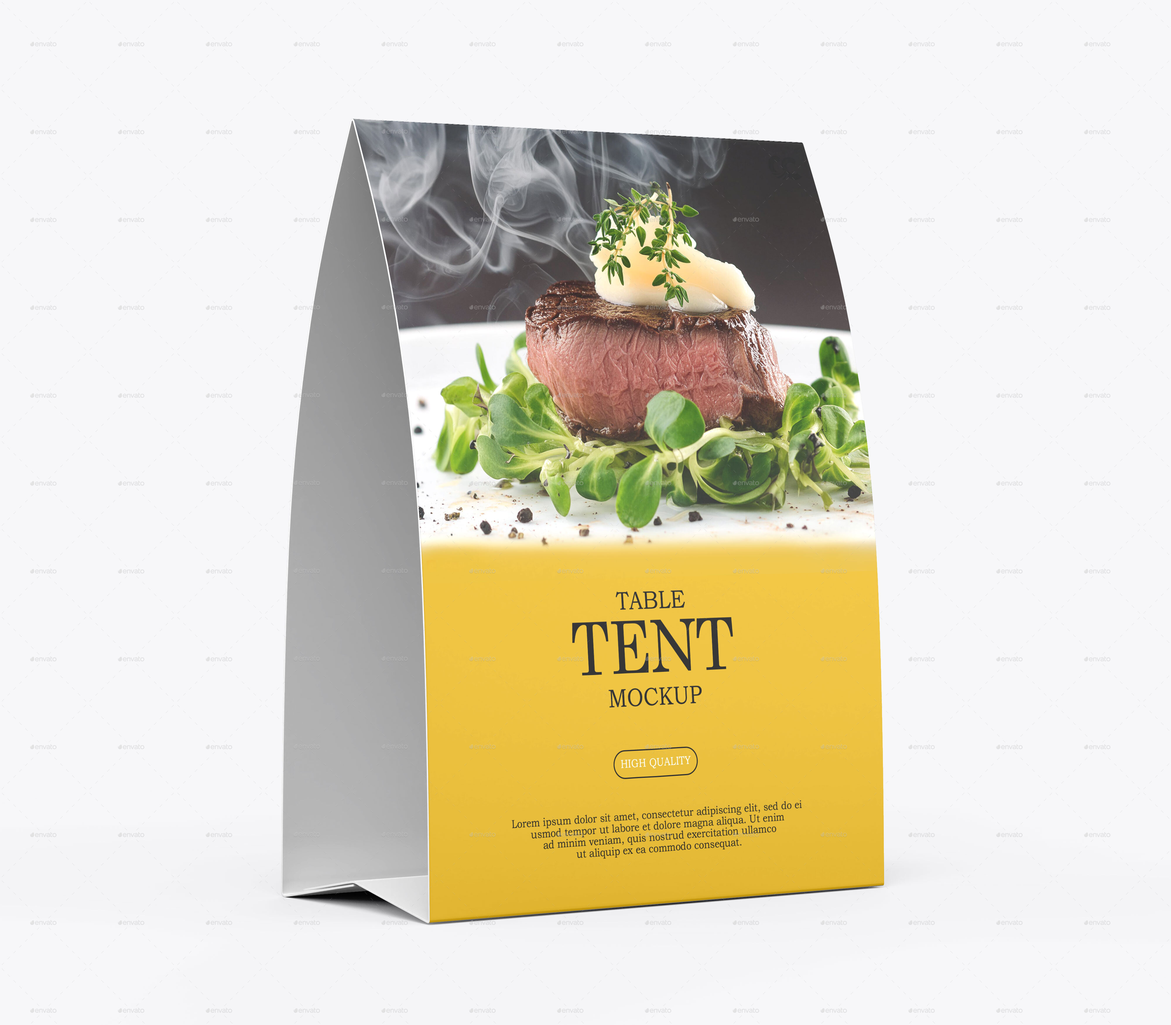 Table Tent Mockup Set, Graphics | GraphicRiver