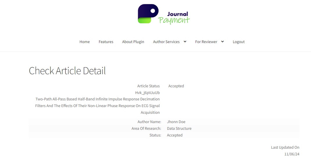 Journal Payment Wordpress Addon Plugin by hyvikk | CodeCanyon