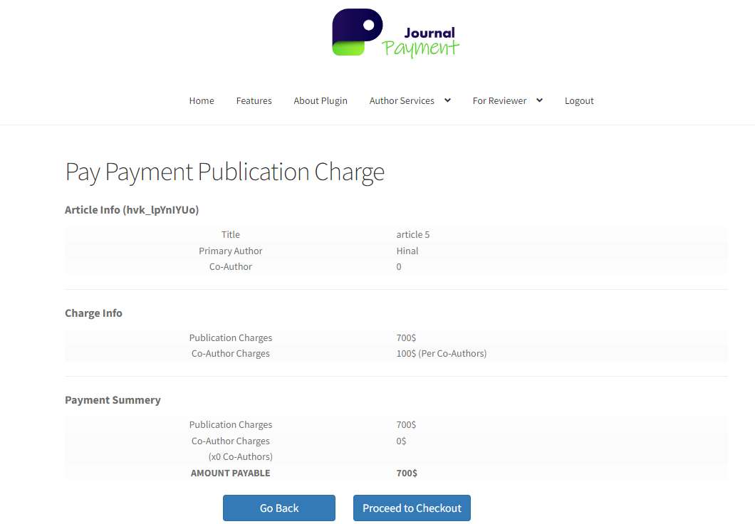 Journal Payment Wordpress Addon Plugin by hyvikk | CodeCanyon