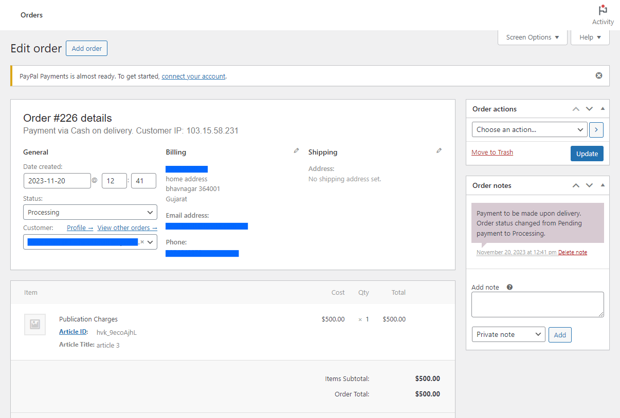 Journal Payment Wordpress Addon Plugin by hyvikk | CodeCanyon