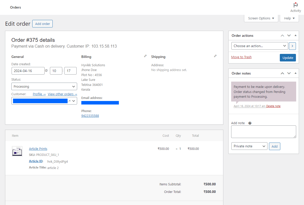 Journal Payment Wordpress Addon Plugin by hyvikk | CodeCanyon
