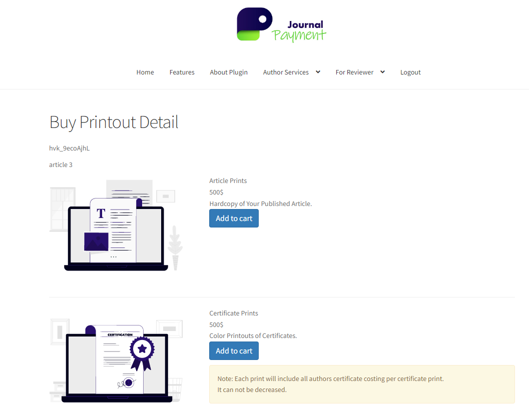 Journal Payment Wordpress Addon Plugin by hyvikk | CodeCanyon