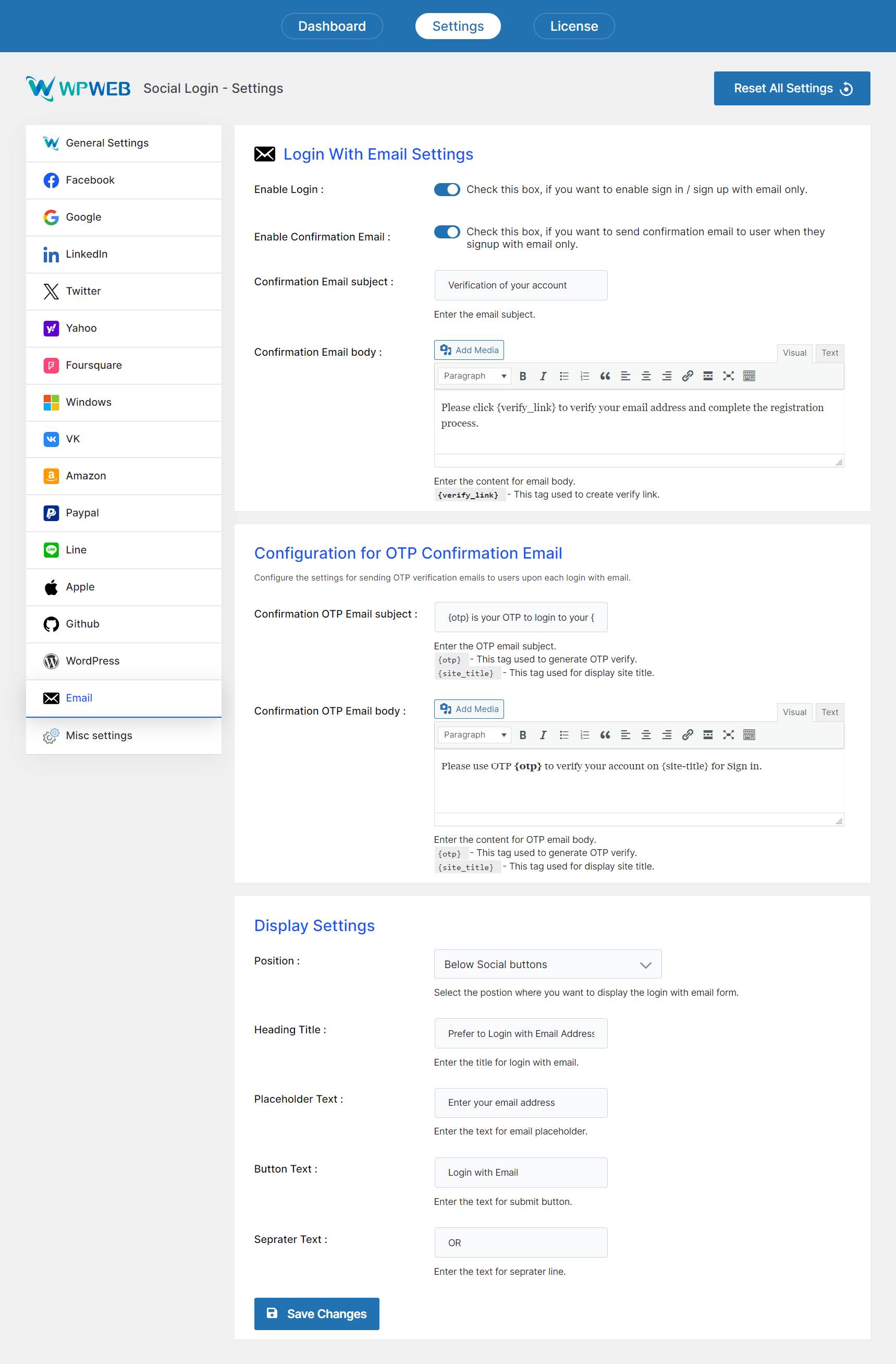 Social Login - WordPress / WooCommerce Plugin by wpweb | CodeCanyon