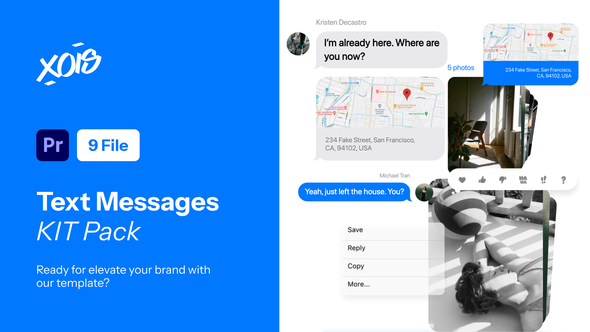 Text Messages Pack, Premiere Pro Templates | VideoHive
