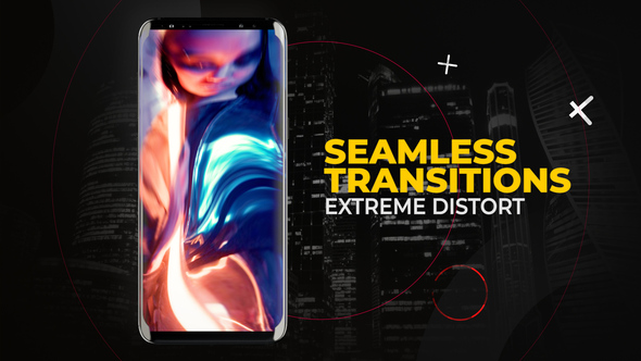 Vertical Extreme Distort Transitions, Premiere Pro Templates | VideoHive
