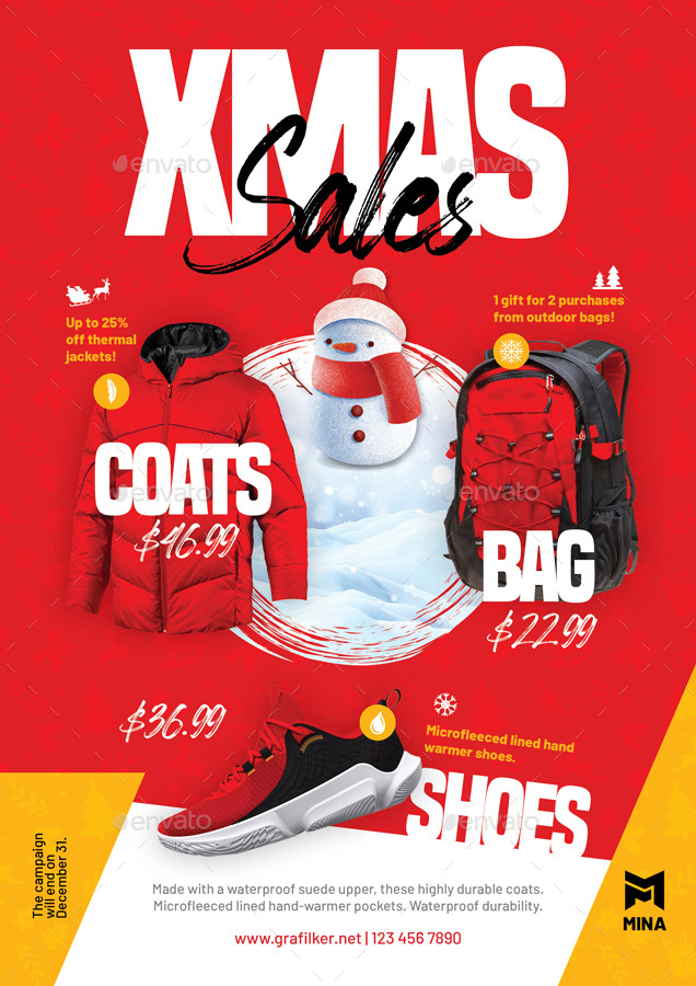 Christmas Flyer Bundle Templates, Print Templates | GraphicRiver