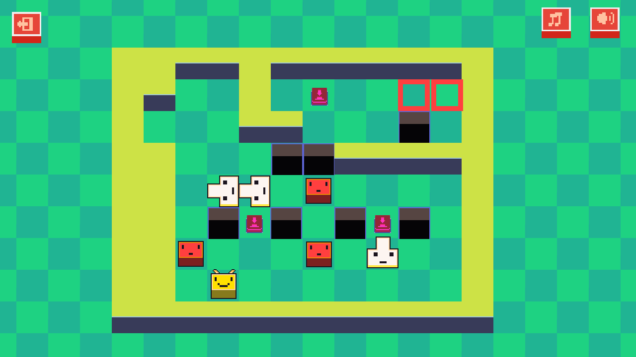 Pusher Bots | Logic Puzzle Game | Html5 Game | Unity by shironobe06