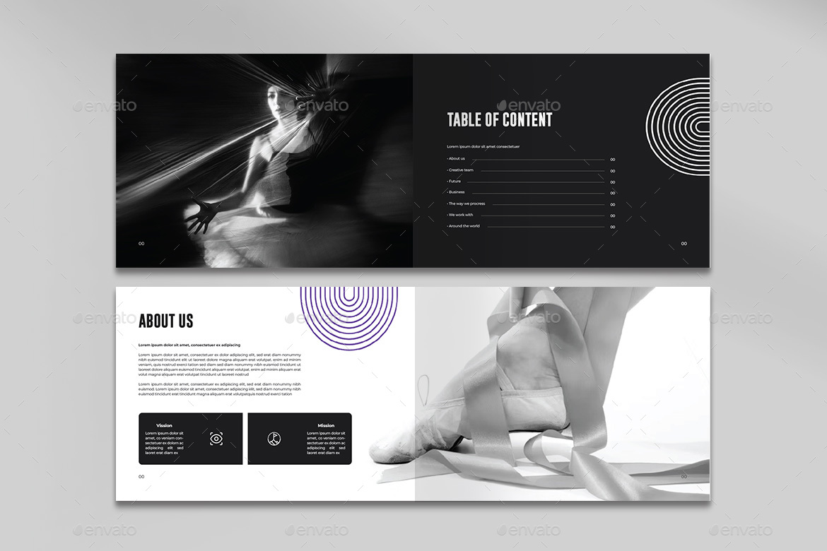 Landscape Company Profile Template, Print Templates | GraphicRiver