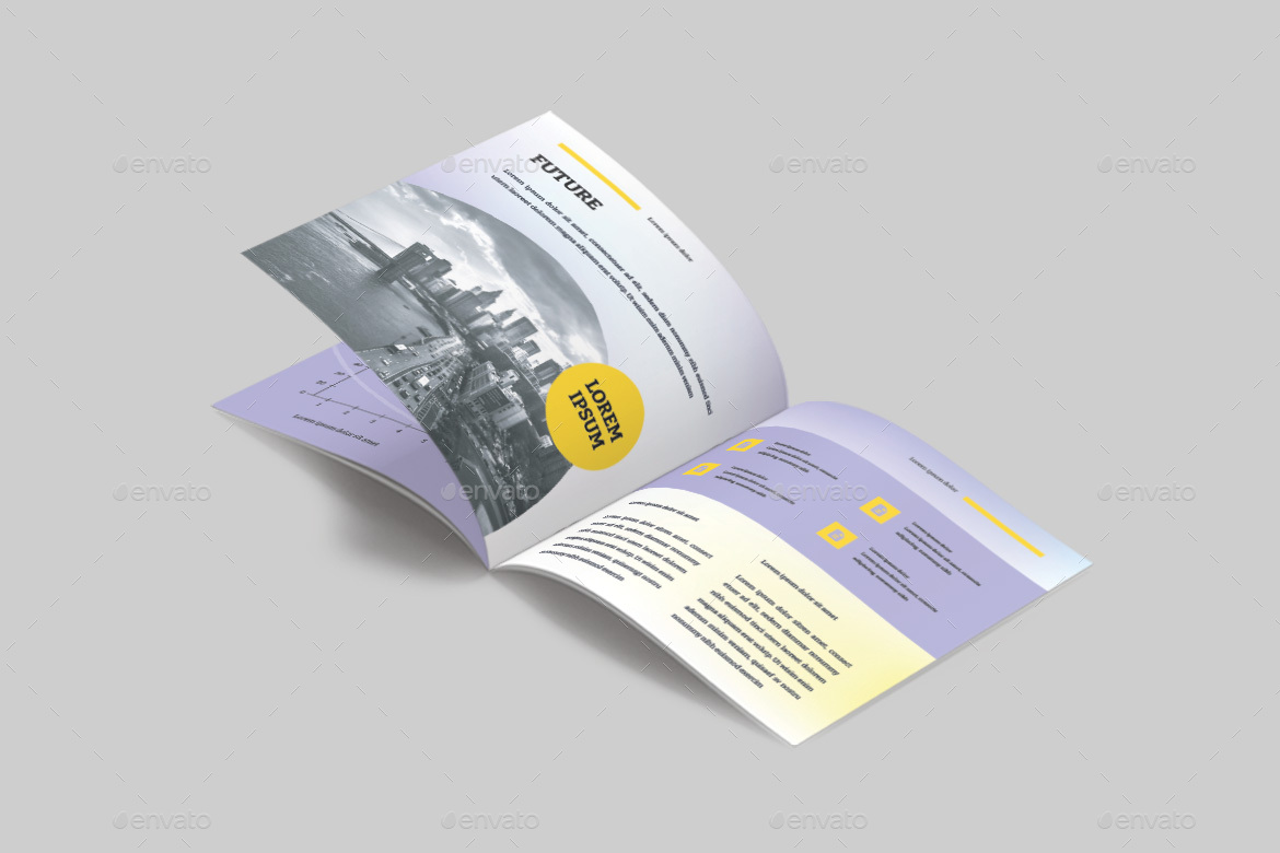 Square Company Profile Template, Print Templates | GraphicRiver