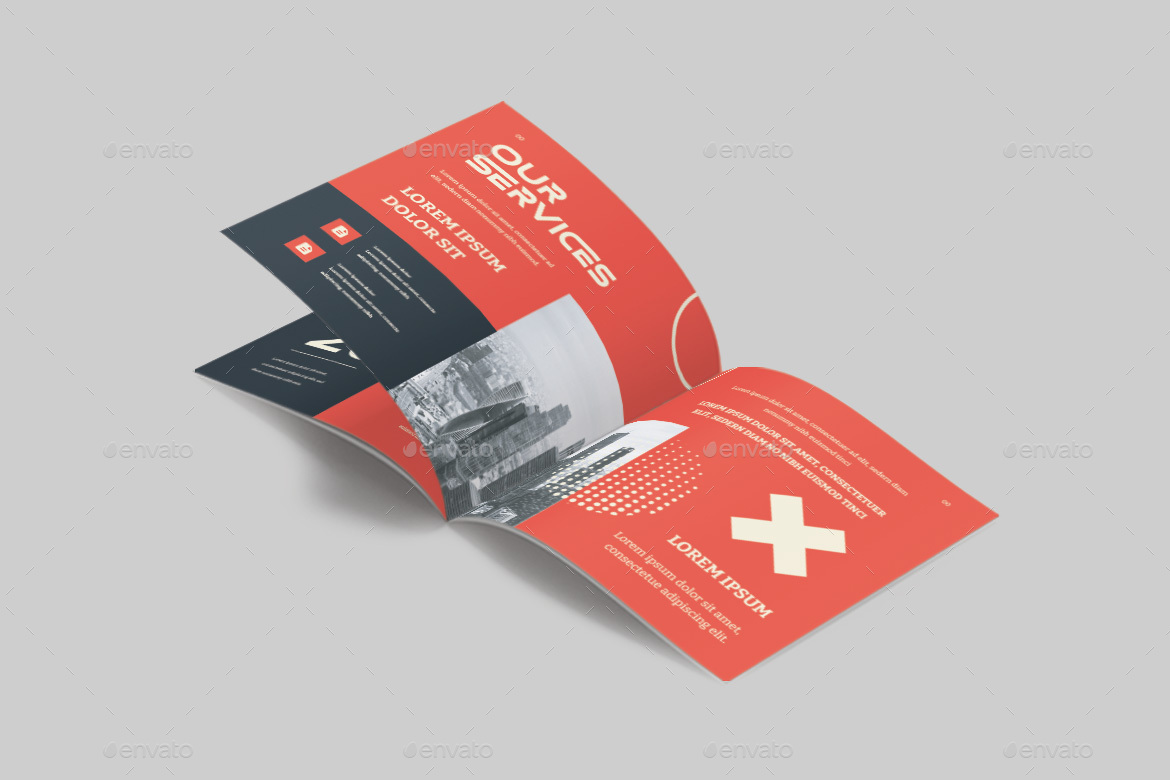 Square Company Profile Template, Print Templates | GraphicRiver