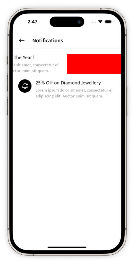 Jewellery E-Commerce App Template Flutter | Jewellery Shopping Flutter App Template by pixelnestlabs