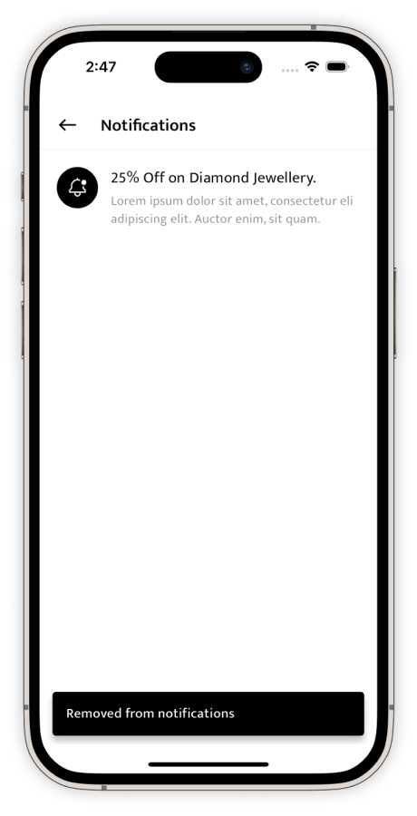Jewellery E-Commerce App Template Flutter | Jewellery Shopping Flutter App Template by pixelnestlabs