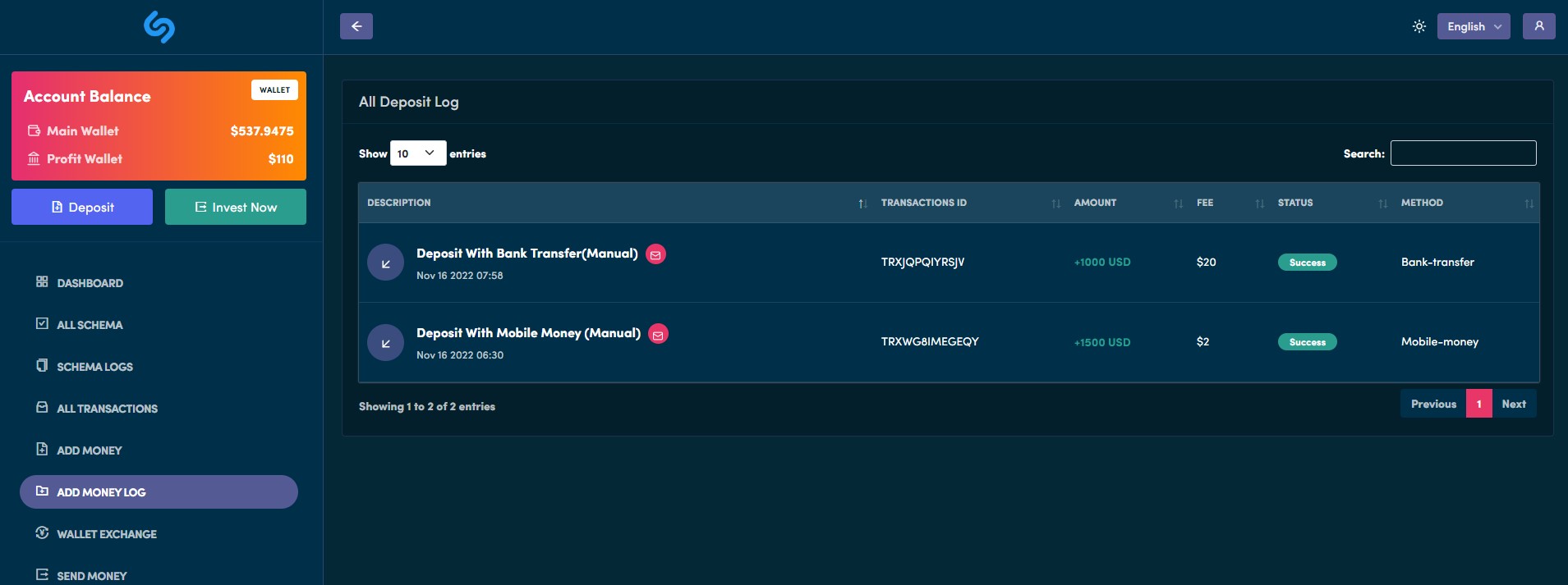 Hyip Rio - Advanced Hyip Investment Scheme With Ranking System and ...