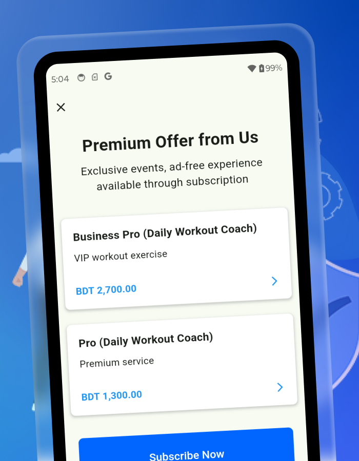 Power Pulse - Workout Exercise Flutter ready to publish with ads & IAP ...