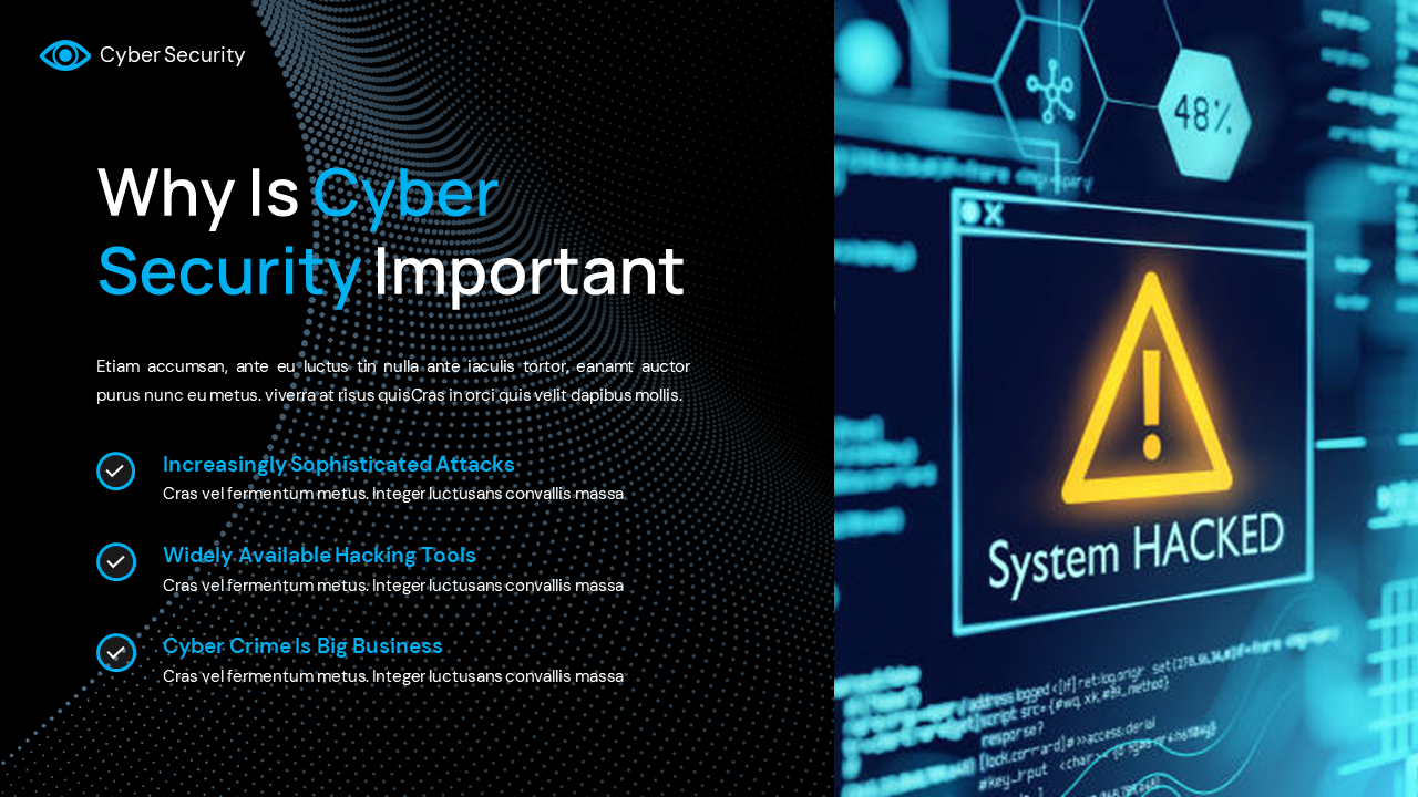 Modern Cyber Security Powerpoint Template, Presentation Templates ...