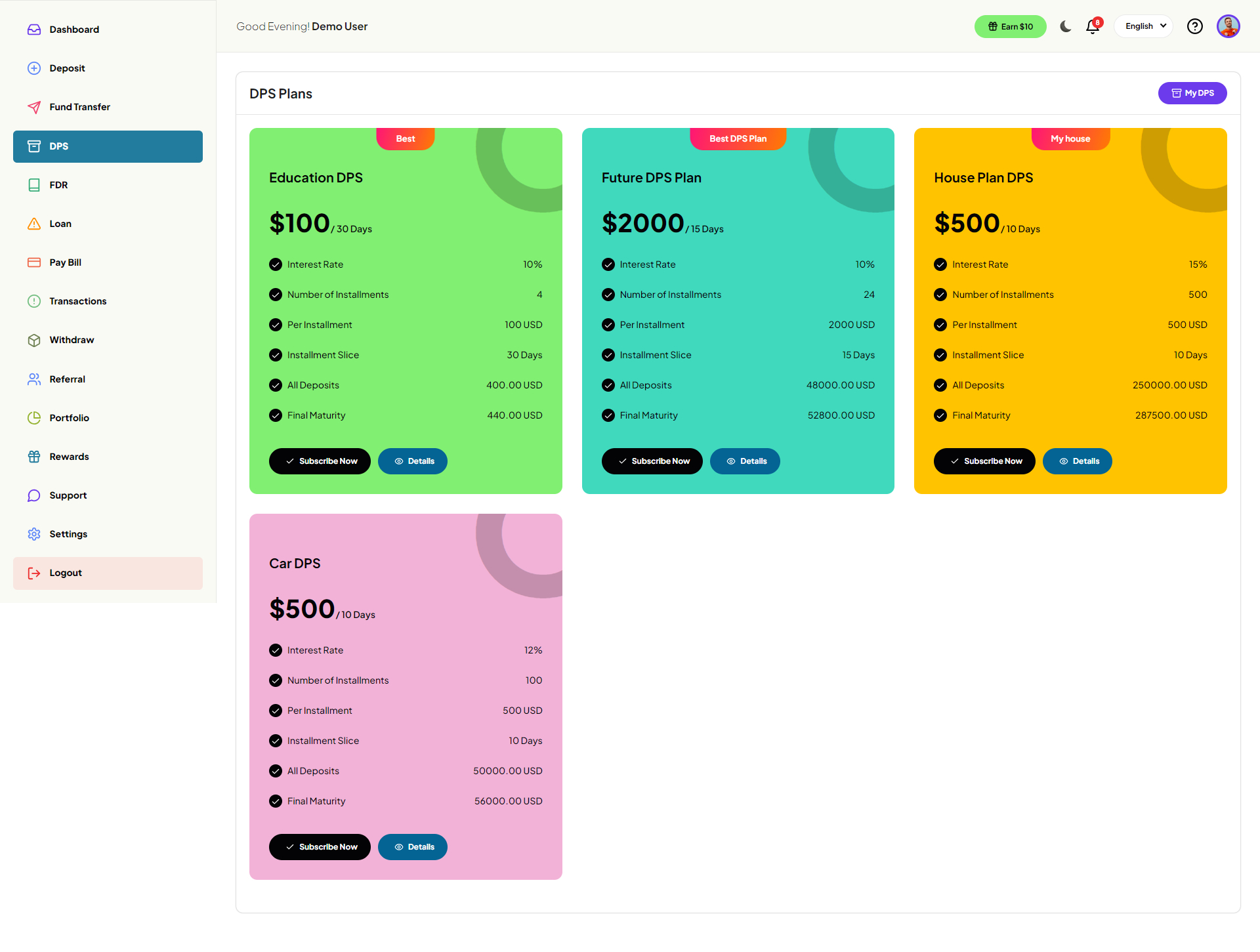 Digibank - Advanced Digital Banking System with Rewards by tdevs ...