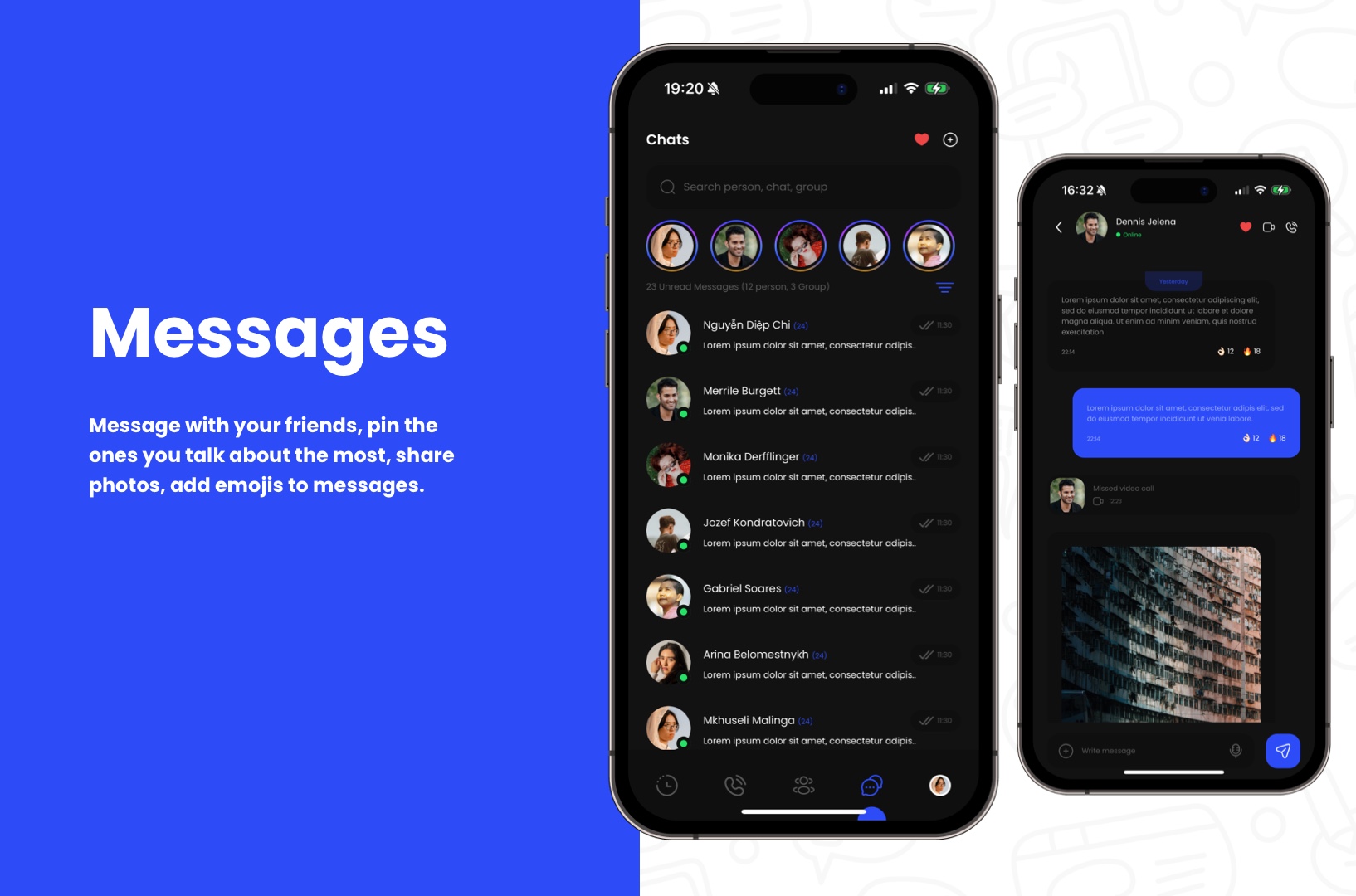 Ware - Chat, Video Chat UI with Flutter by teammadeit | CodeCanyon