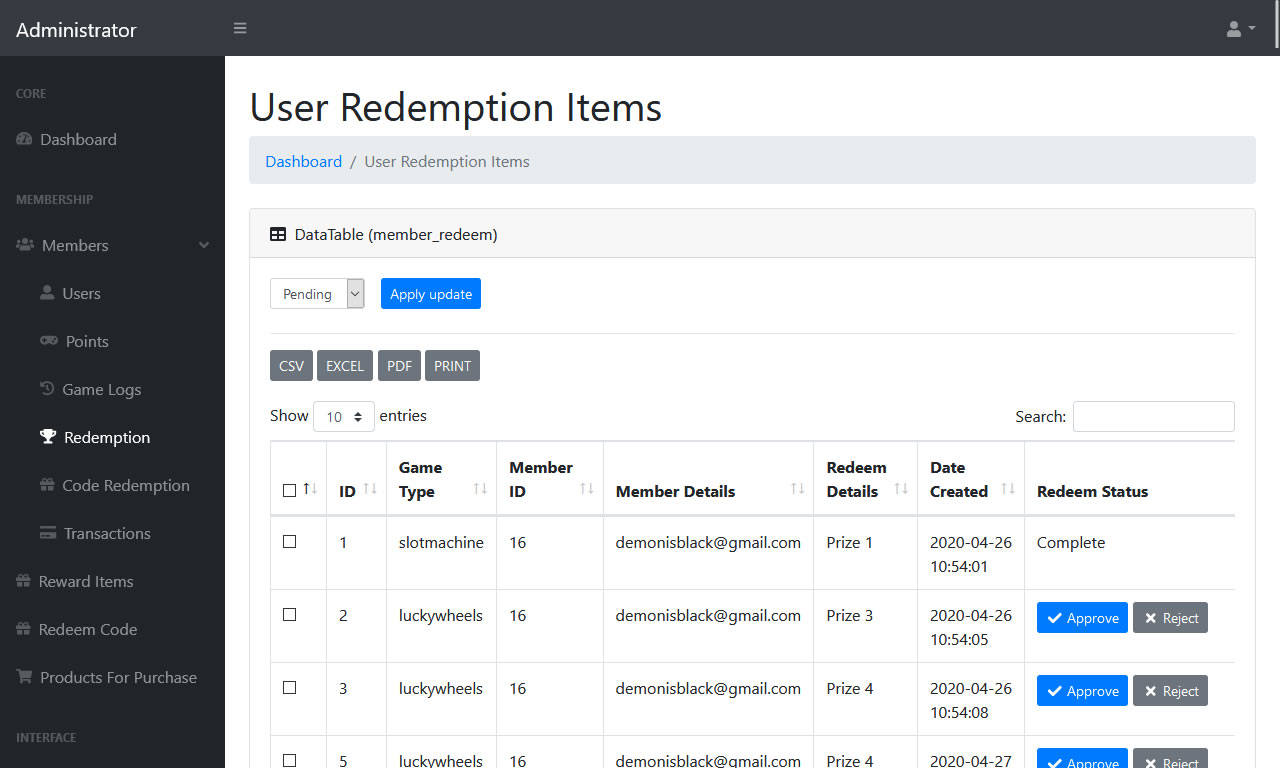 Membership and Rewards System Add-On by demonisblack | CodeCanyon