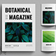 Botanical Magazine Design Template, Print Templates | GraphicRiver