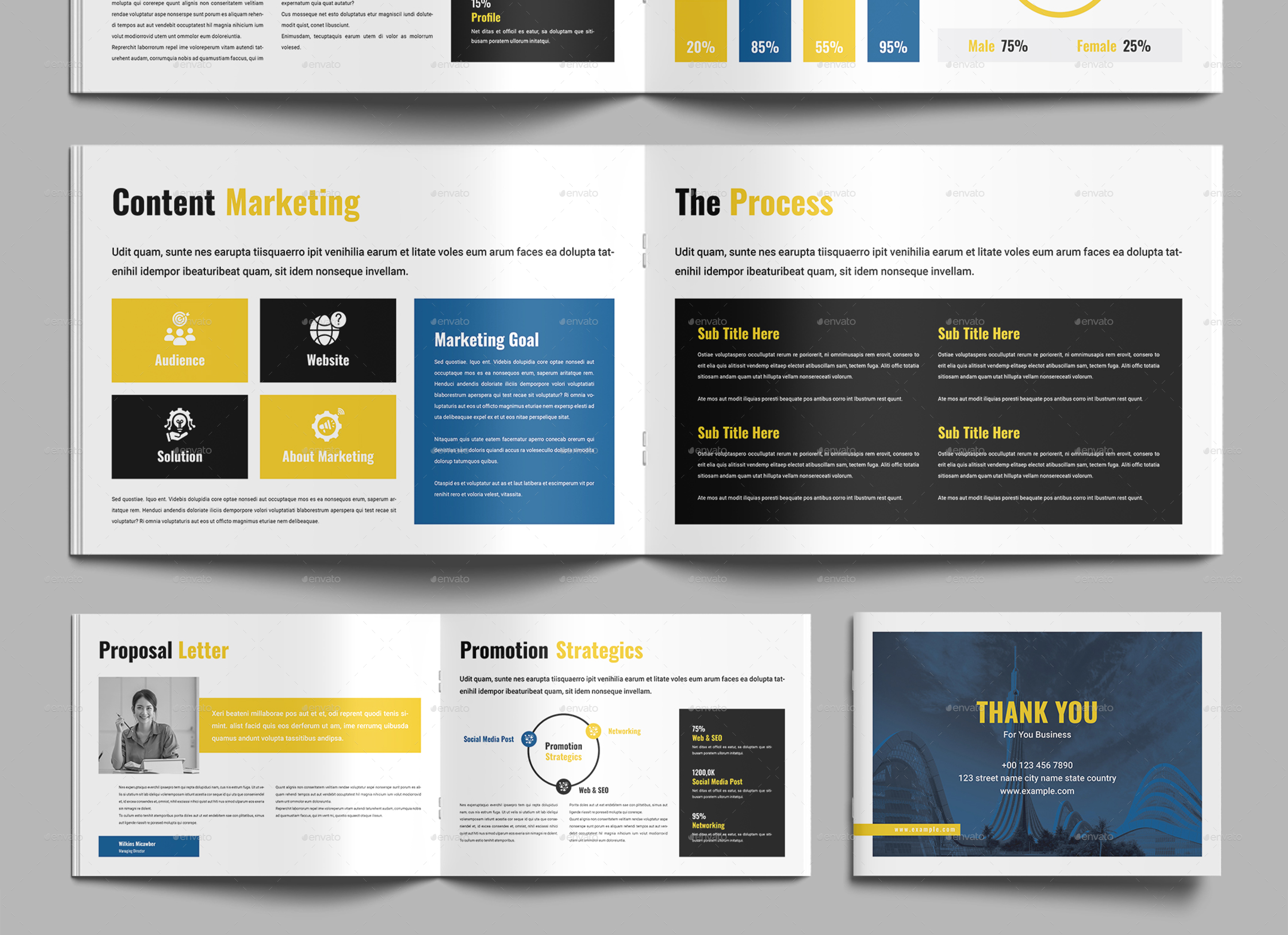 Creative Proposal Design Layout, Print Templates | GraphicRiver