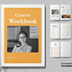 Course Workbook Template Layout, Print Templates | GraphicRiver