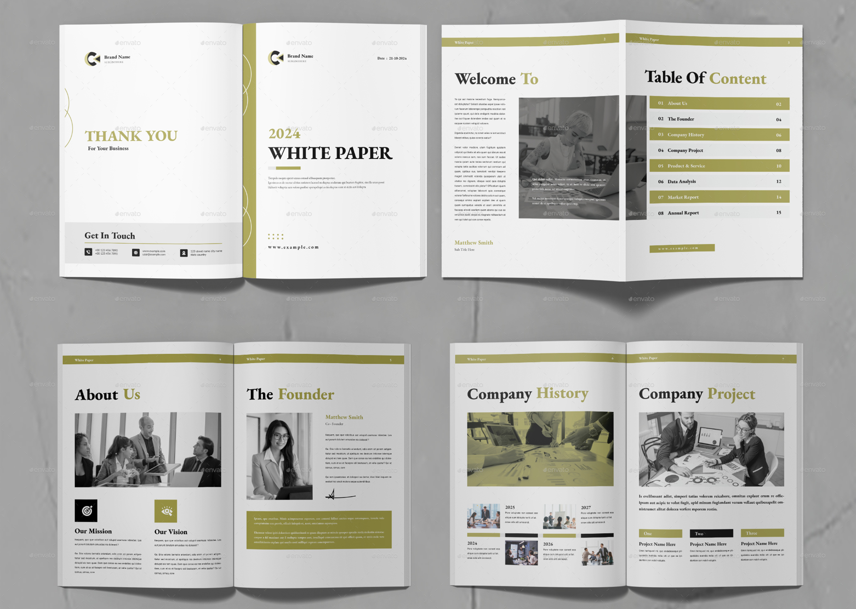 White Paper Layout, Print Templates | GraphicRiver