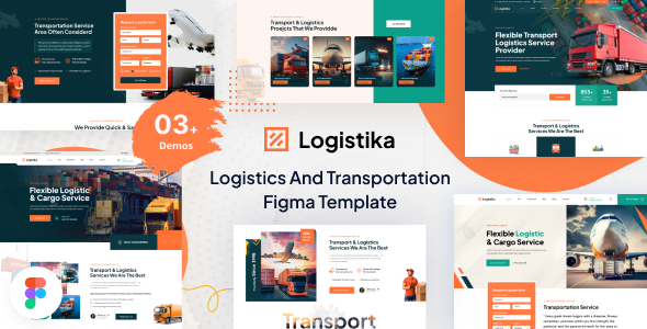 Logistika - Transportation & Logistics Figma Template by wpoceans ...