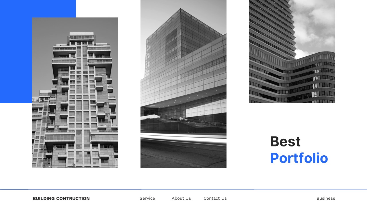 Building Construction - Business Keynote Templates, Presentation Templates