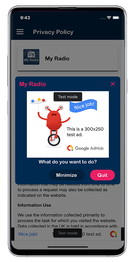 My Radio - iOS Radio App (Single Station) by AndroMOB | CodeCanyon