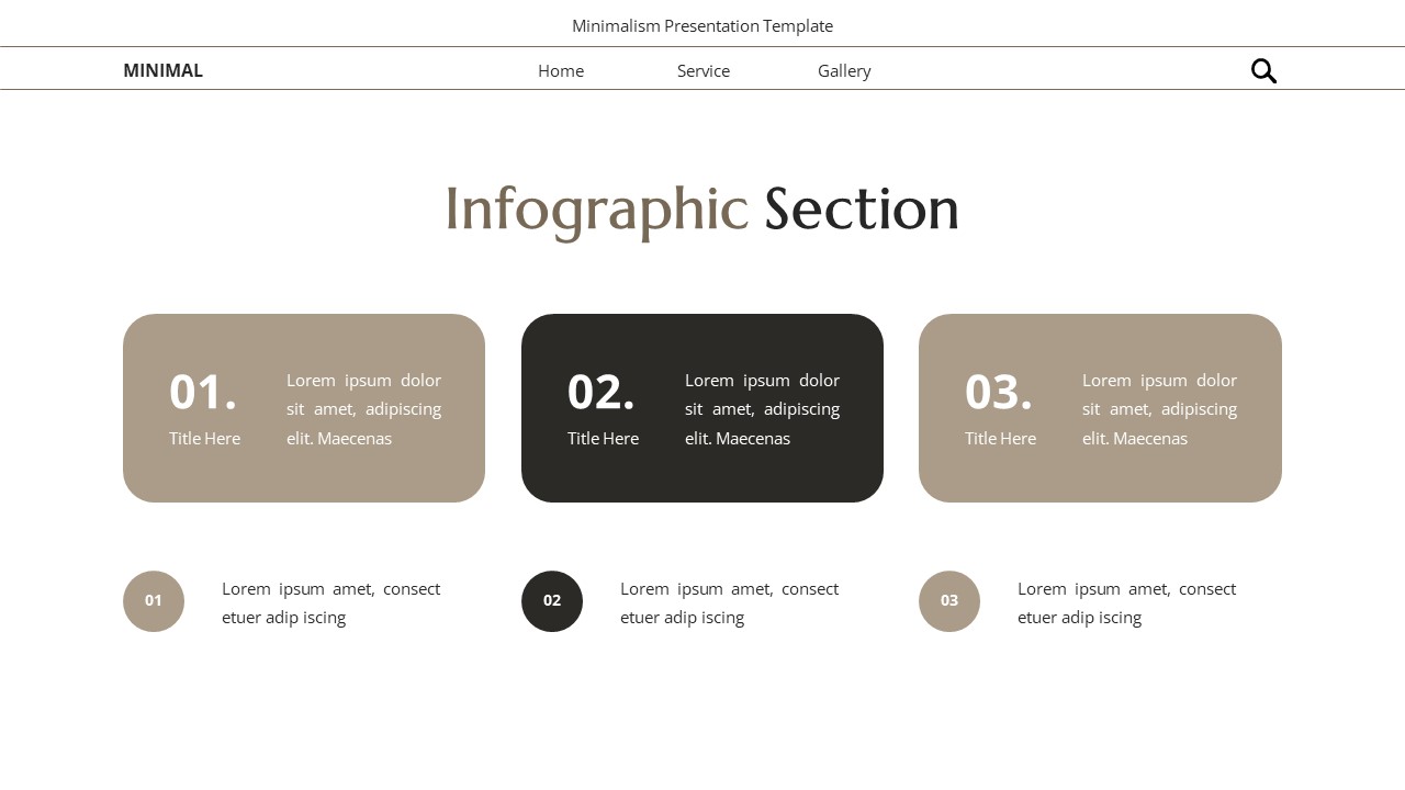 Minimal - Minimalism Google Slide Templates, Presentation Templates