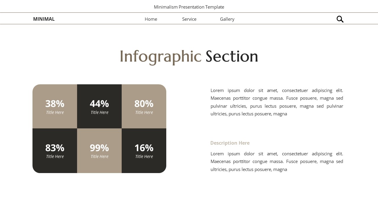 Minimal - Minimalism Google Slide Templates, Presentation Templates