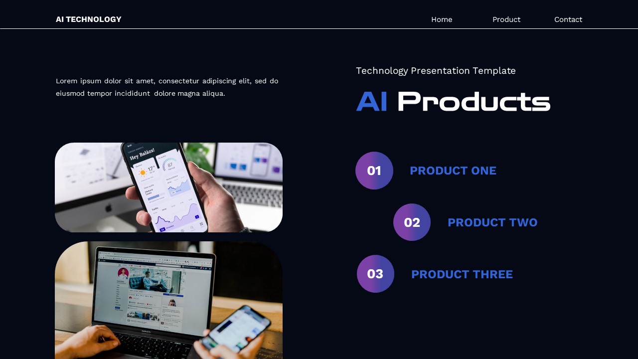 AI Technology - Technology Powerpoint Templates, Presentation Templates