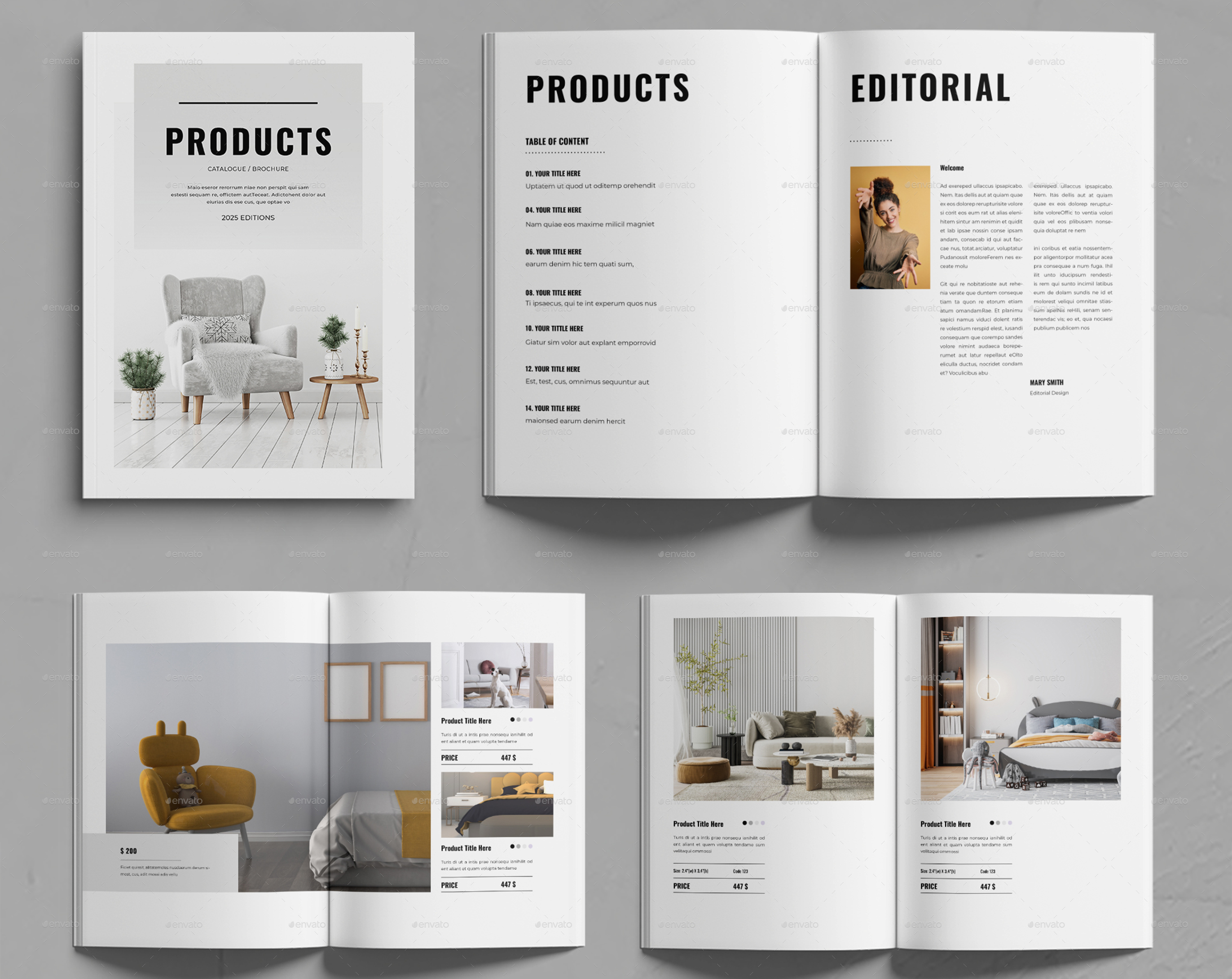 Product Catalogue Template, Print Templates | GraphicRiver