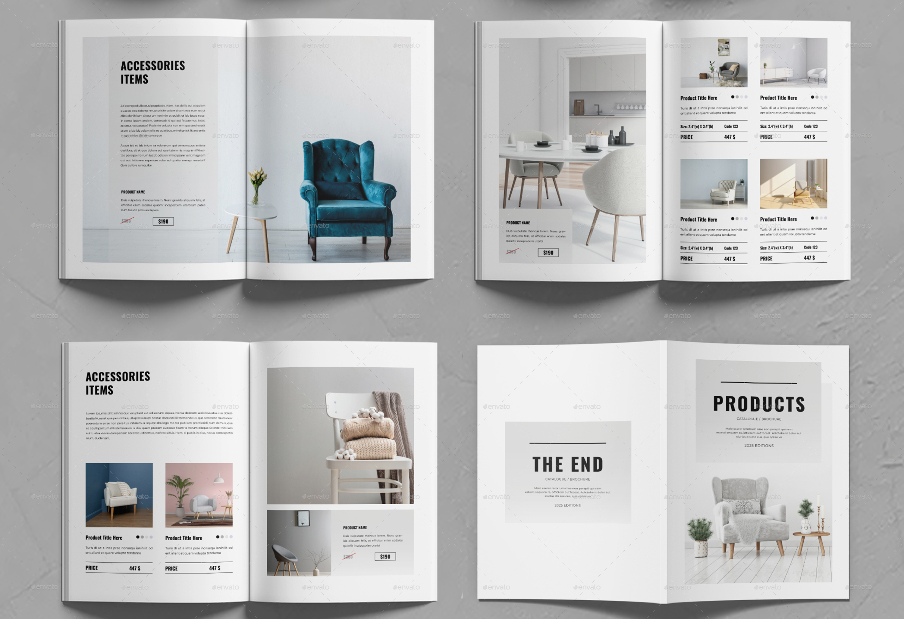 Product Catalogue Template, Print Templates | GraphicRiver