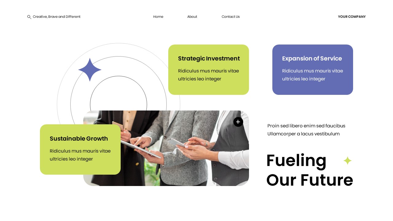 White Blue Creative Ui Ux Modern Agency Pitch Deck Presentation ...