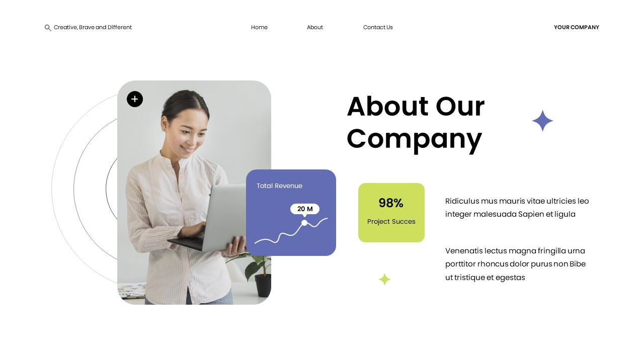 White Blue Creative Ui Ux Modern Agency Pitch Deck Presentation ...