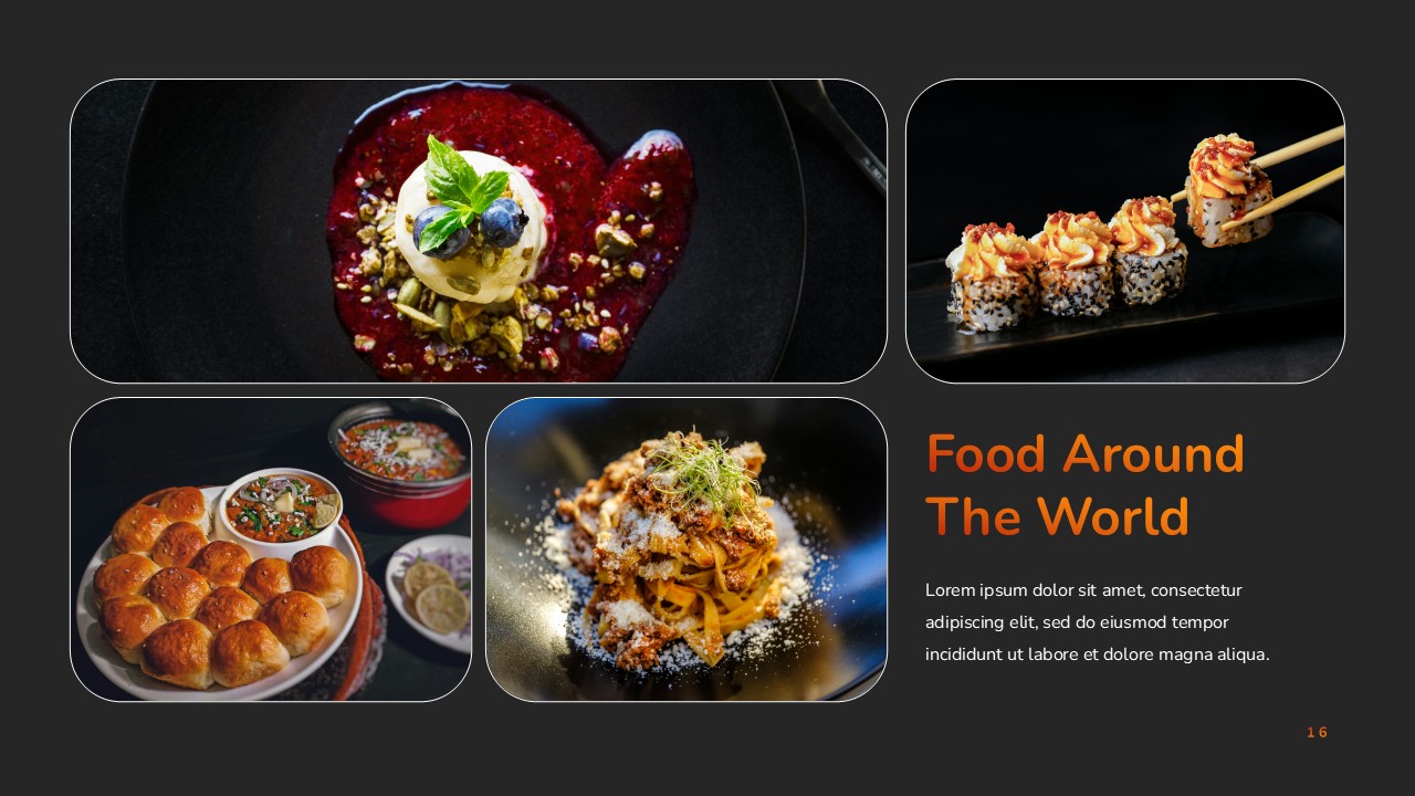 Food Culinary PowerPoint Template, Presentation Templates | GraphicRiver