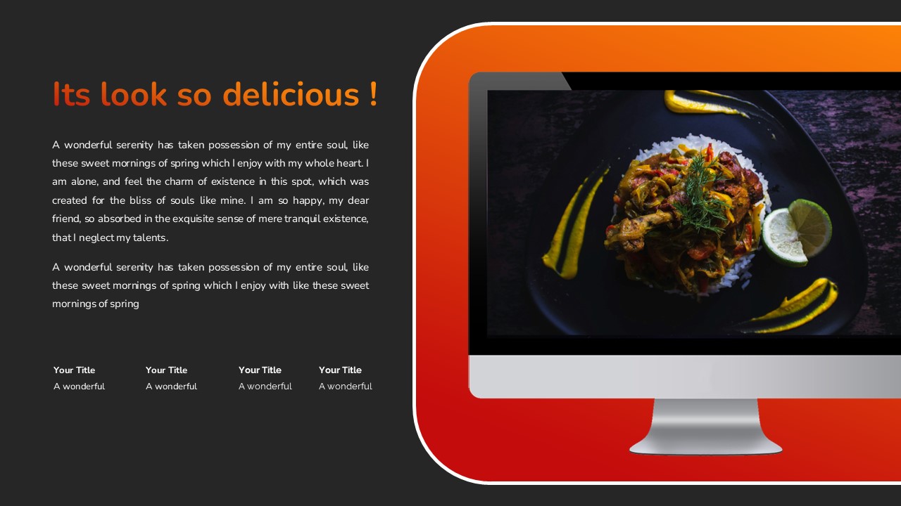 Food Culinary PowerPoint Template, Presentation Templates | GraphicRiver