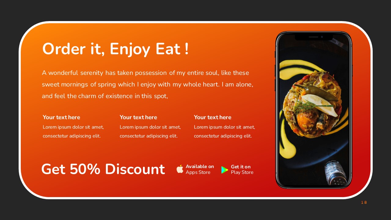 Food Culinary PowerPoint Template, Presentation Templates | GraphicRiver