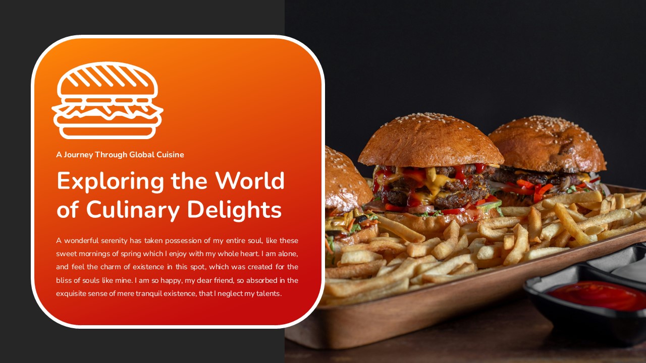 Food Culinary PowerPoint Template, Presentation Templates | GraphicRiver