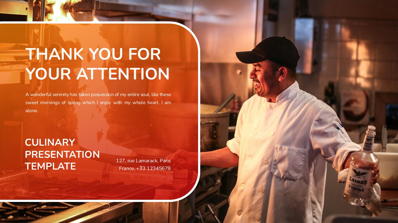 Food Culinary PowerPoint Template, Presentation Templates | GraphicRiver