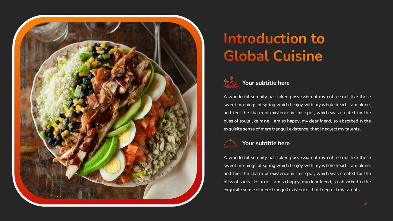 Food Culinary PowerPoint Template, Presentation Templates | GraphicRiver