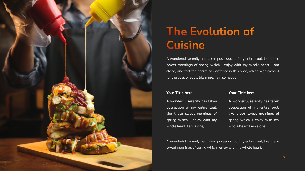 Food Culinary PowerPoint Template, Presentation Templates | GraphicRiver