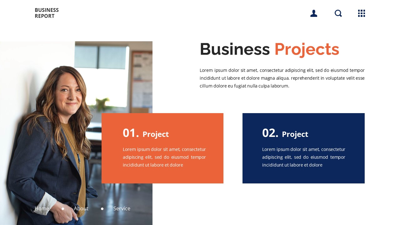 Business Report - Business Powerpoint Templates, Presentation Templates
