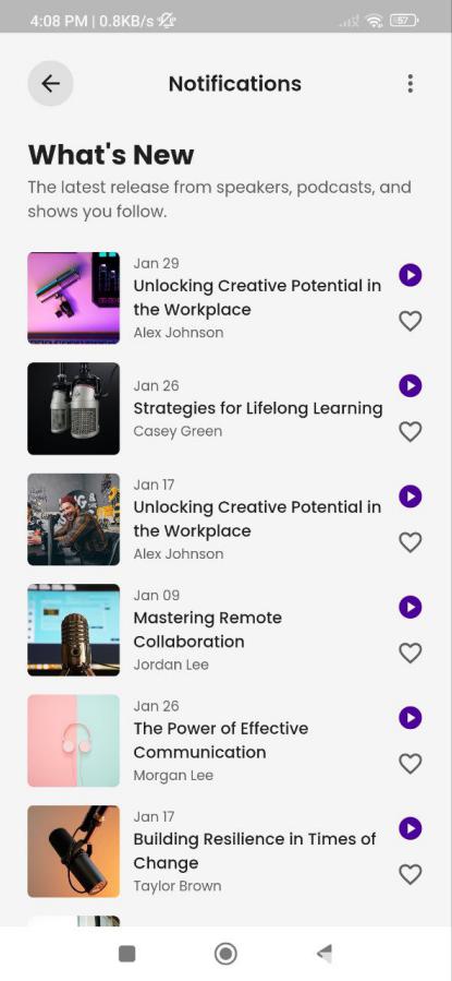 Noize - Podcast App Flutter UI Kit by BisDig | CodeCanyon