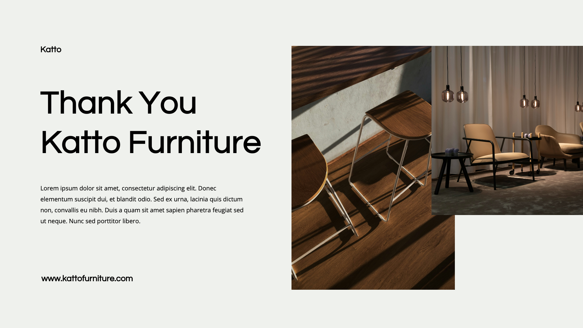 Katto - Furniture PowerPoint Template, Presentation Templates ...