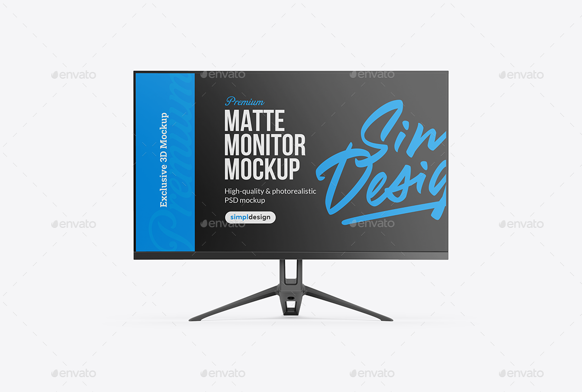 Monitor Mockup, Graphics | GraphicRiver