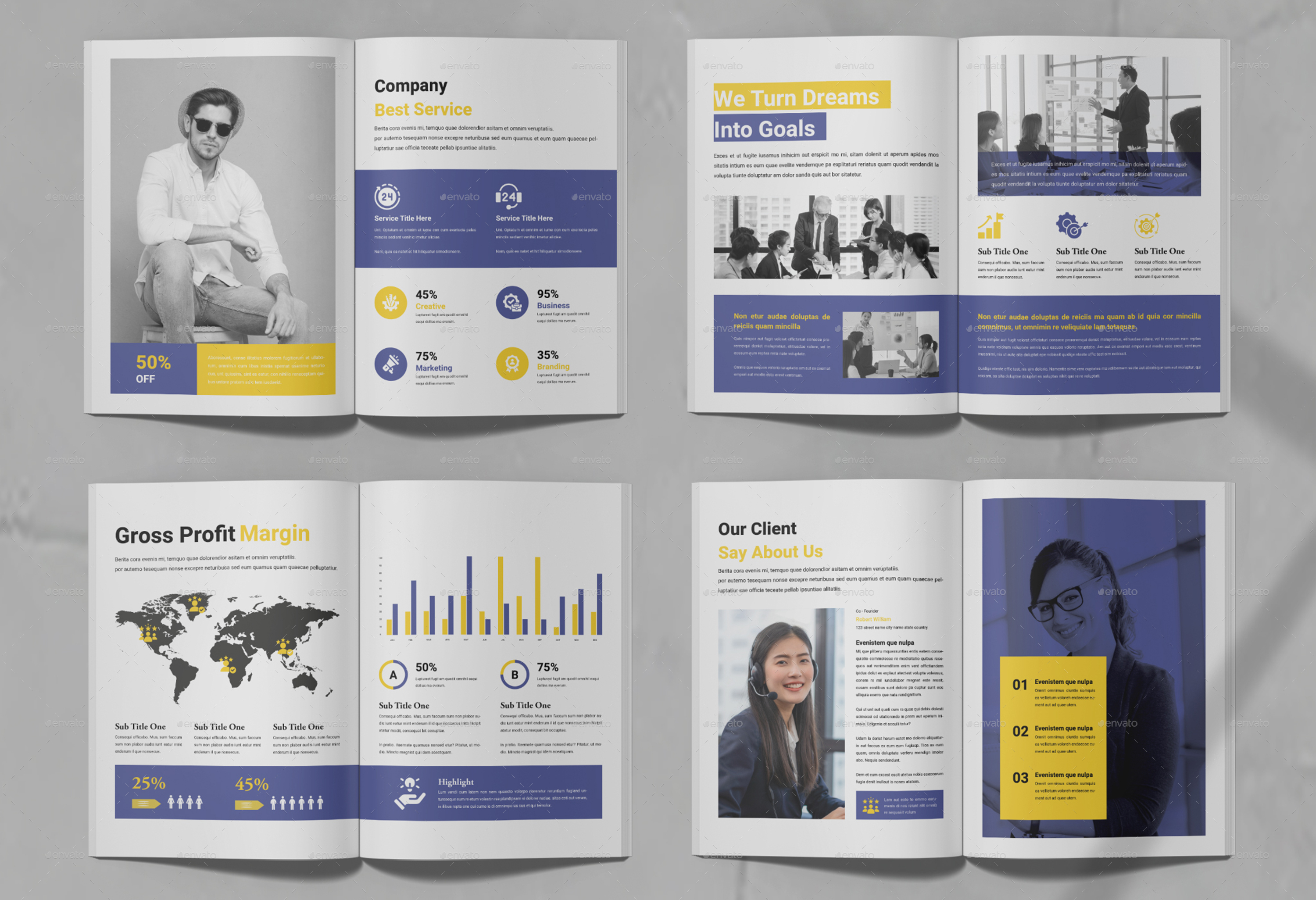 Corporate Business Brochure Layout, Print Templates | GraphicRiver